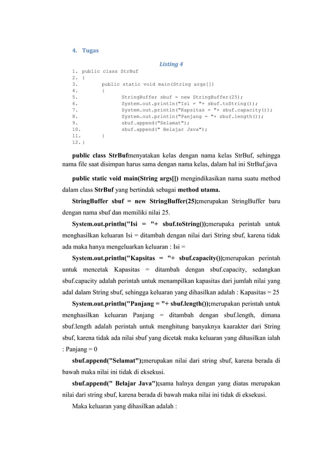 Laporan praktikum Algoritma dan Pemrograman pertemuan 10 | PDF