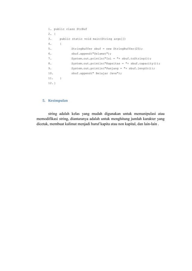 Laporan praktikum Algoritma dan Pemrograman pertemuan 10 | PDF