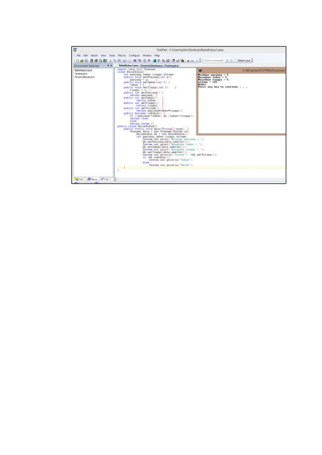 Laporan praktikum Algoritma dan Pemrograman pertemuan 15 | PDF