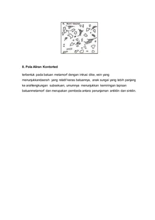 Laporan praktikum pola pengaliran | DOCX
