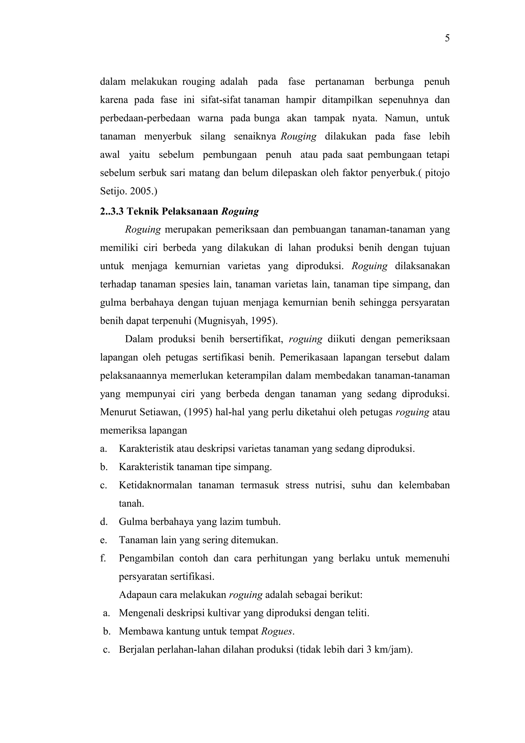 Laporan praktikum produksi benih | PDF