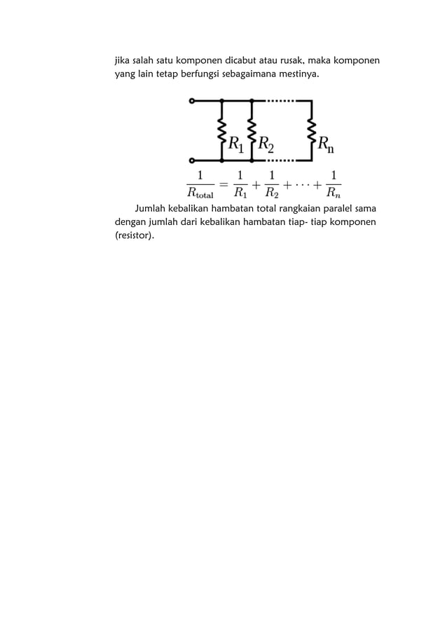 Laporan praktikum rangkaian seri dan paralel | DOCX