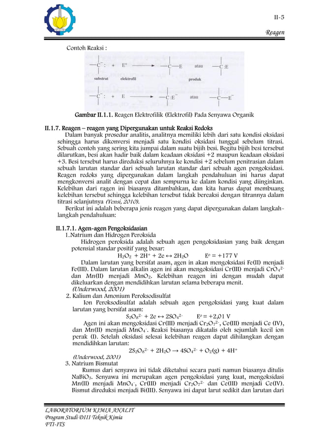 Laporan praktikum reagen | PDF