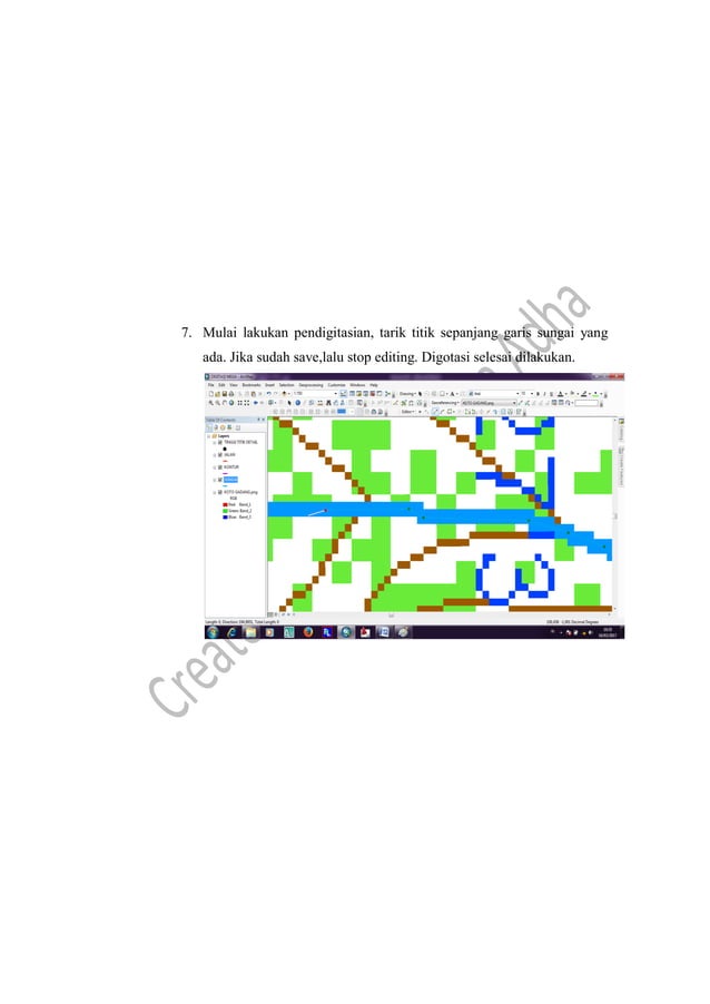 Laporan praktikum sig proses digitasi pada software arcgis | PDF