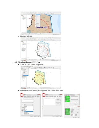 Laporan Praktikum GIS Digitasi | PDF