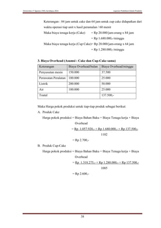 Laporan praktikum sistem produksi | PDF