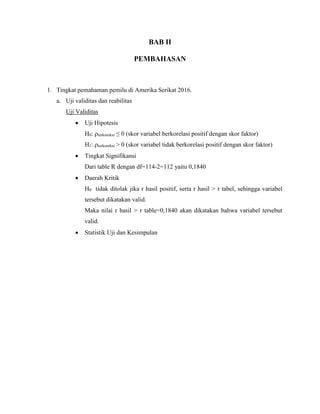 LAPORAN PRAKTIKUM STATISTIKA MULTIVARIAT TERAPAN UAS | PDF