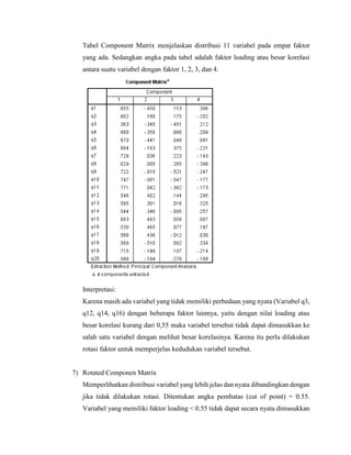 LAPORAN PRAKTIKUM STATISTIKA MULTIVARIAT TERAPAN UAS | PDF