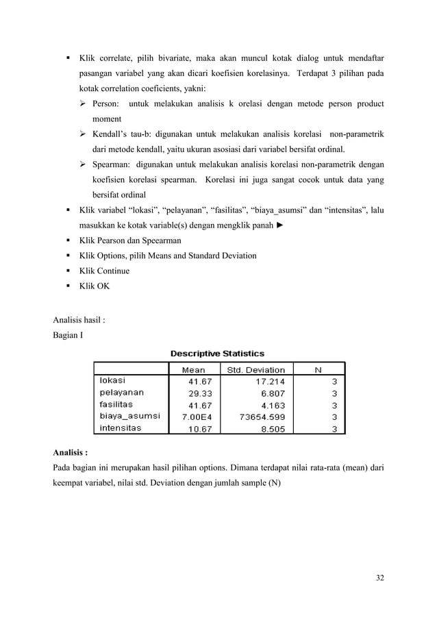 Laporan praktikum statistik deskriptif | PDF