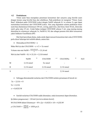 LAPORAN PRAKTIKUM TITRASI | PDF