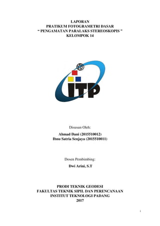 Laporan Praktikum Fotogrametri Dasar | PDF