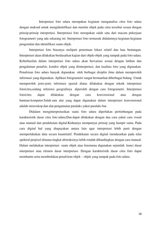 Laporan Praktikum Fotogrametri Dasar | PDF