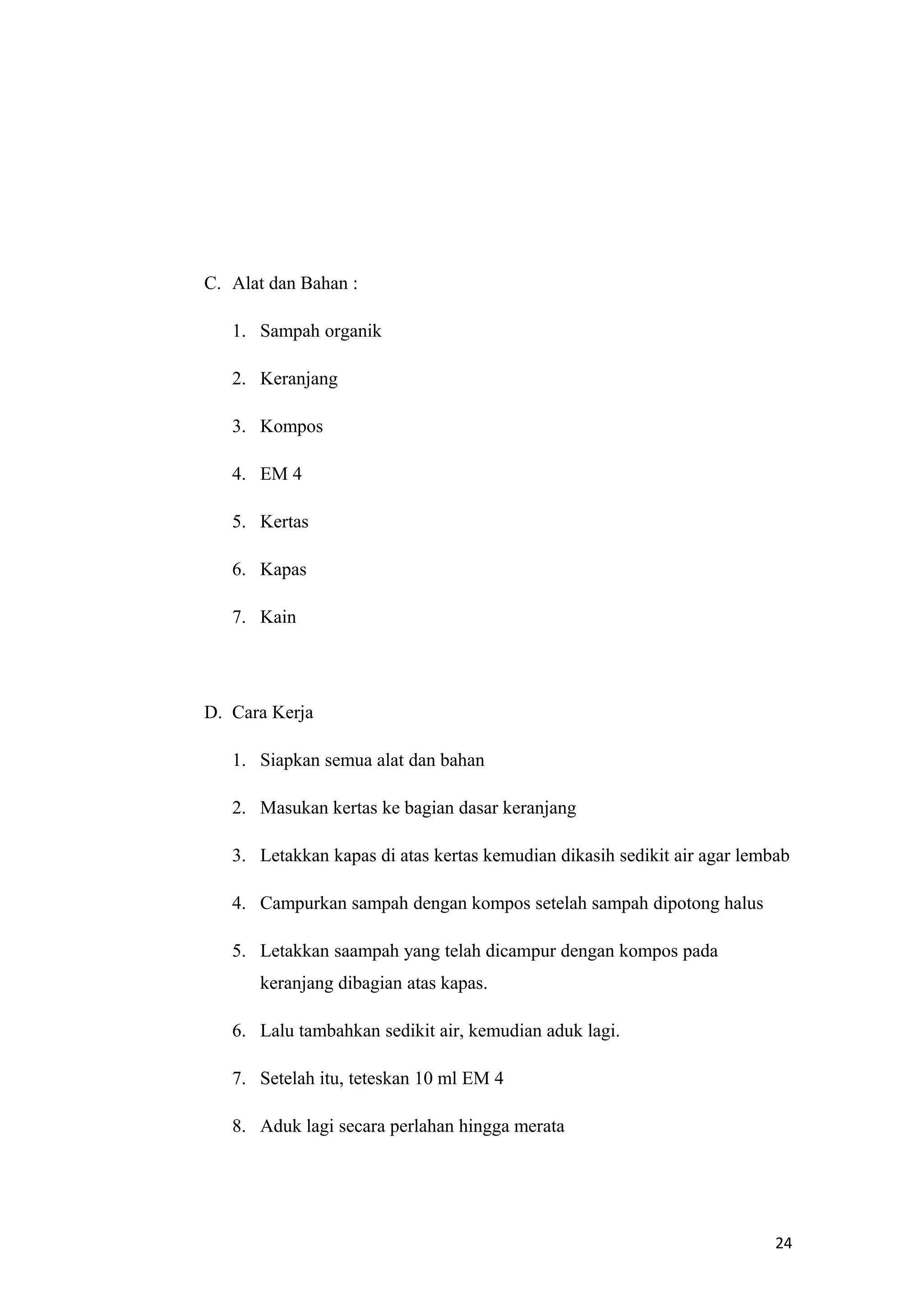 Laporan pratikum identifikasi batuan, tata surya, keranjang takakura dan pencemaran lingkungan | DOC