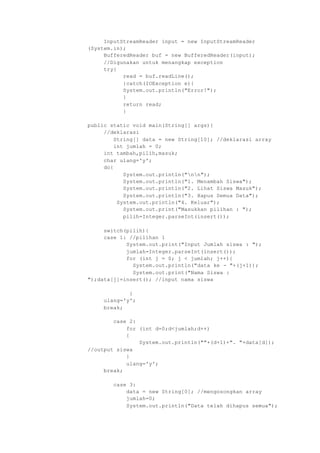 Laporan PBO pratikum 2 | DOCX