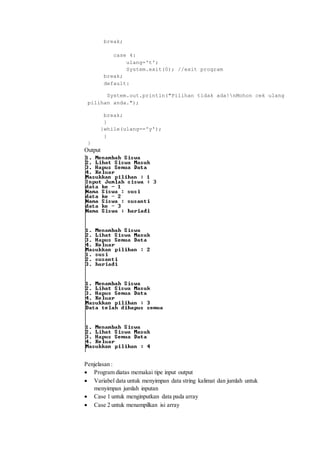 Laporan PBO pratikum 2 | DOCX