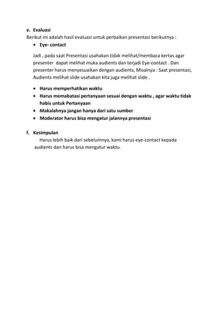 Laporan presentasi biologi | DOCX