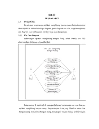 Desain dan Perancangan Aplikasi Menghitung Volume Bangun Ruang Berbasis ...