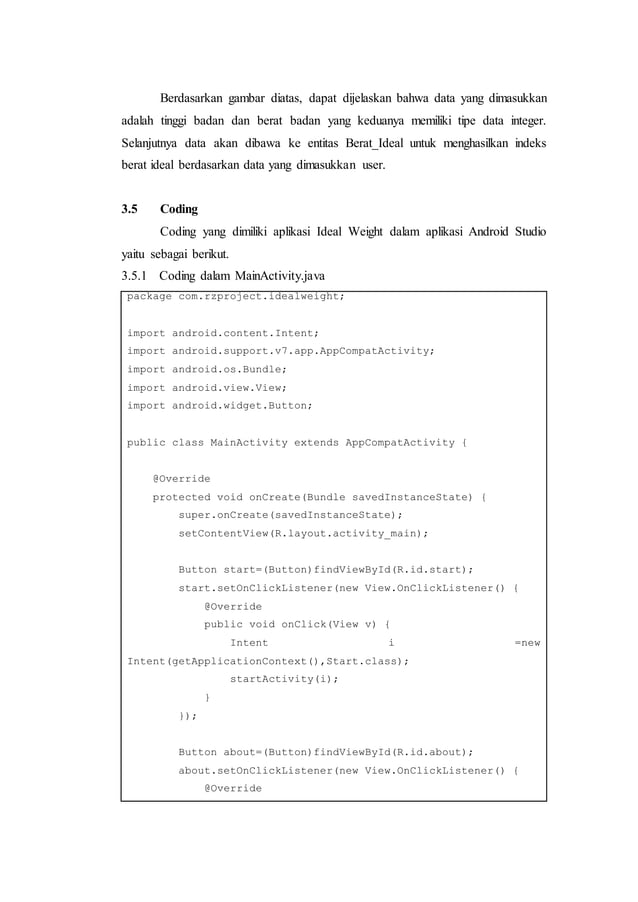 Laporan Pemrograman Mobile_1404505075 & 1404505077 | PDF