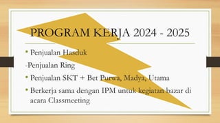 LAPORAN PROGRAM KERJA HW 2024 - 2025.pptx