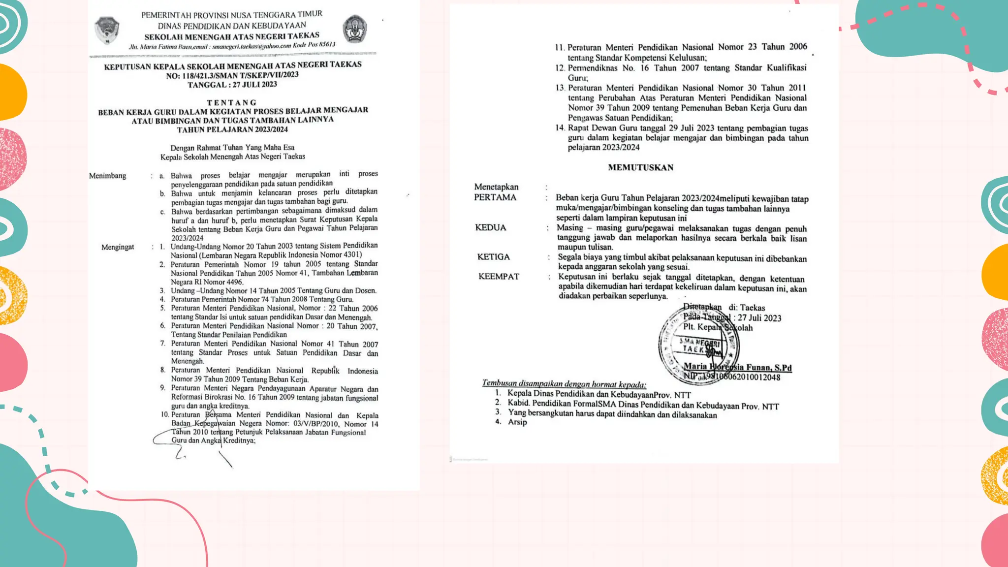 Laporan program kerja wali kelas x iis 2.doc