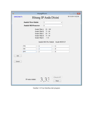 Laporan programming for business | DOCX