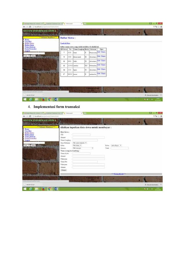 Laporan projectweb usm | PDF