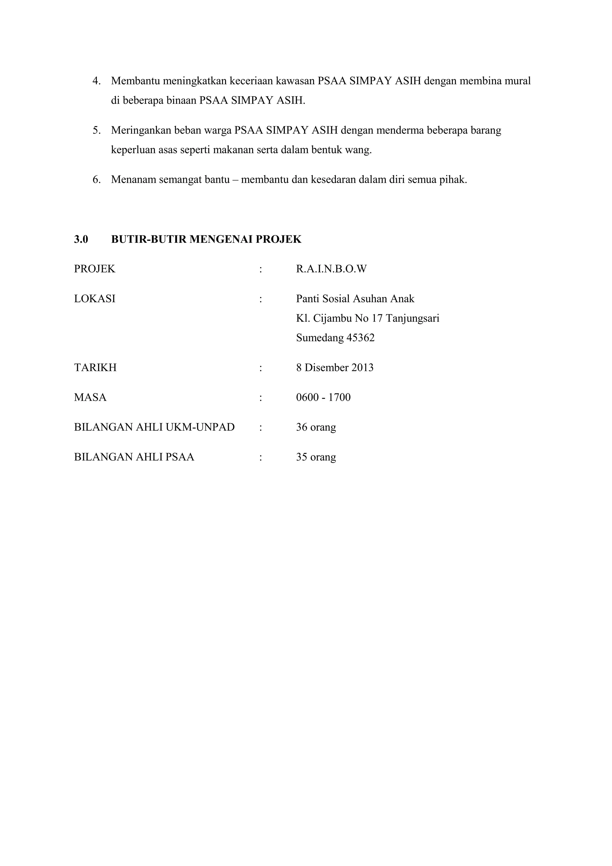 Laporan projek rainbow twinning programme ukm 2 | PDF