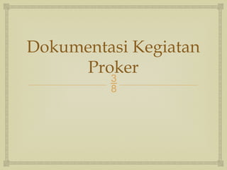 Laporan Proker Himpunan divisi Kerohanian Hindu.pptx