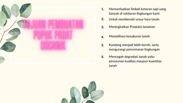 kompos padat kotoran sapi (pupuk kandang) | PDF