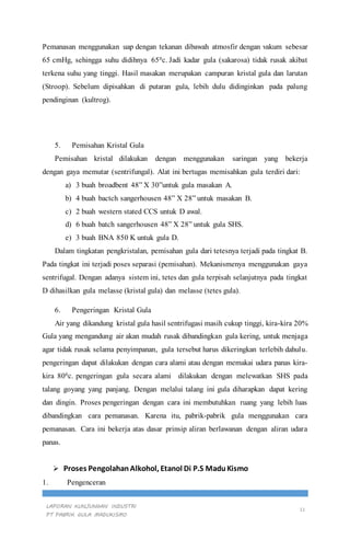 Laporan Kunjungan Industri PT Madu Kismo Magelang | DOCX