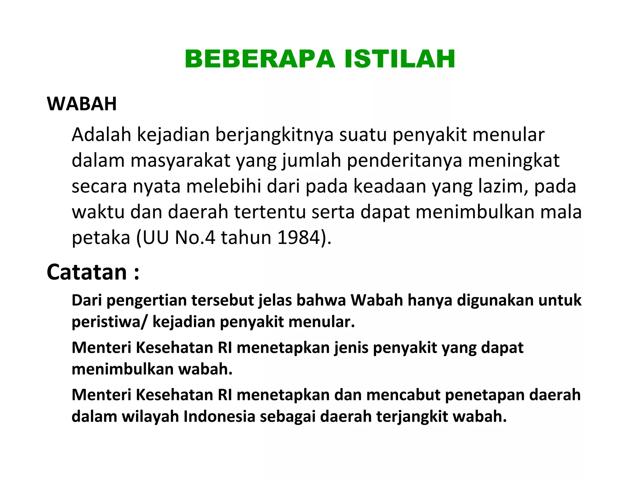 Laporan pws penyakit potensial wabah rjl | PDF