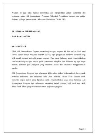 Laporan rasmi hari akademia new 1 | DOC