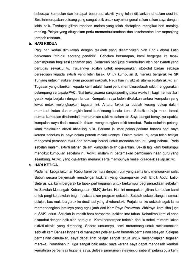 Laporan Reflektif MPU3112: Bina Insan Guru | DOCX