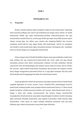 Laporan reka bentuk magic drawing board | DOC