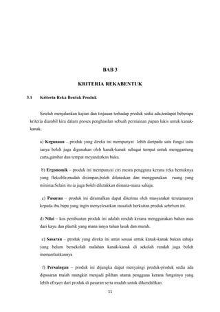 Laporan reka bentuk magic drawing board | DOC