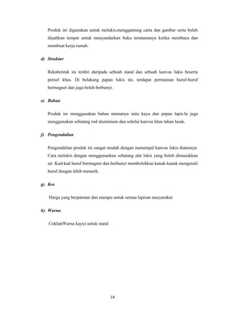 Laporan reka bentuk magic drawing board | DOC