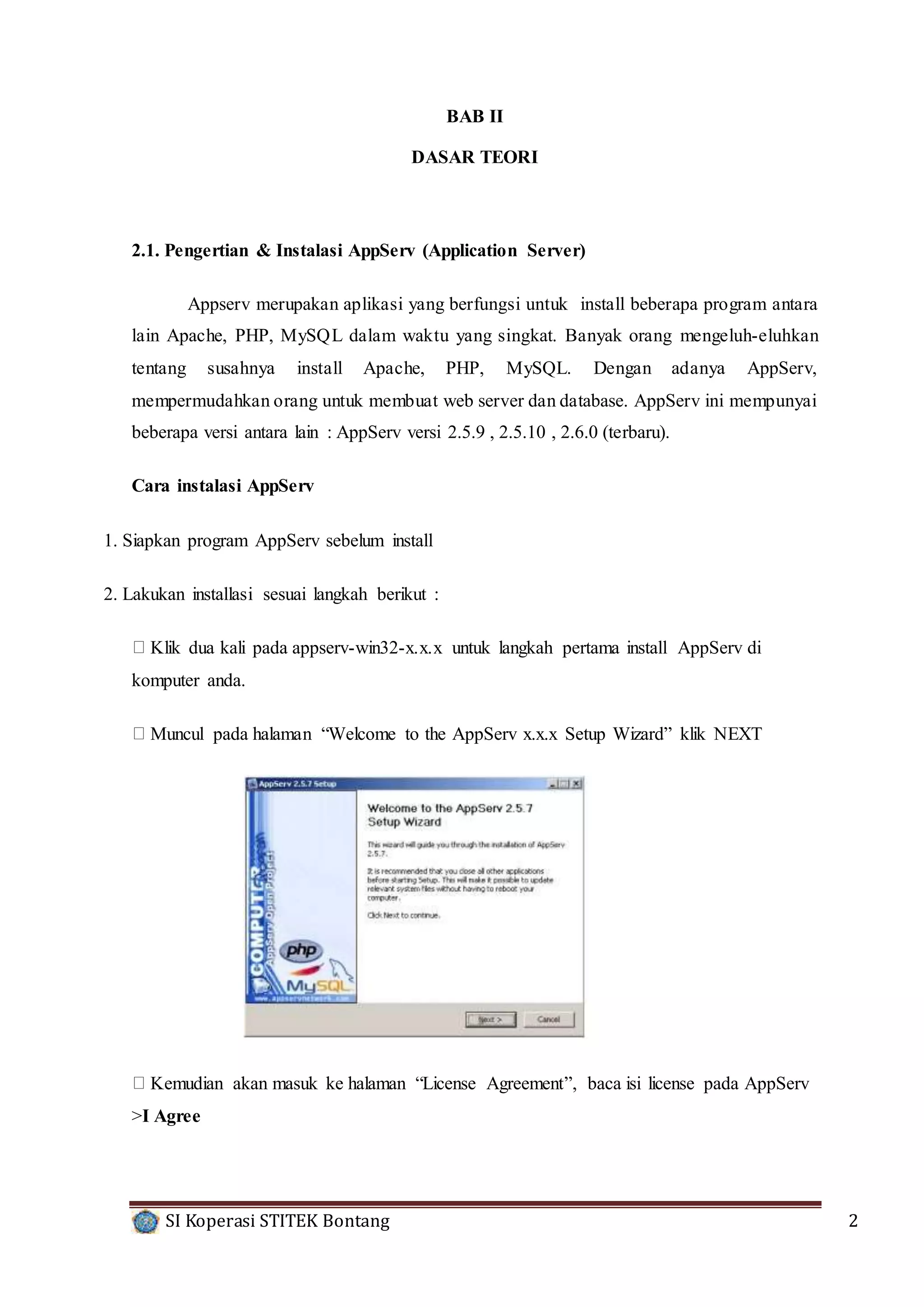 laporan praktikum rekayasa software php dan mysql | DOC