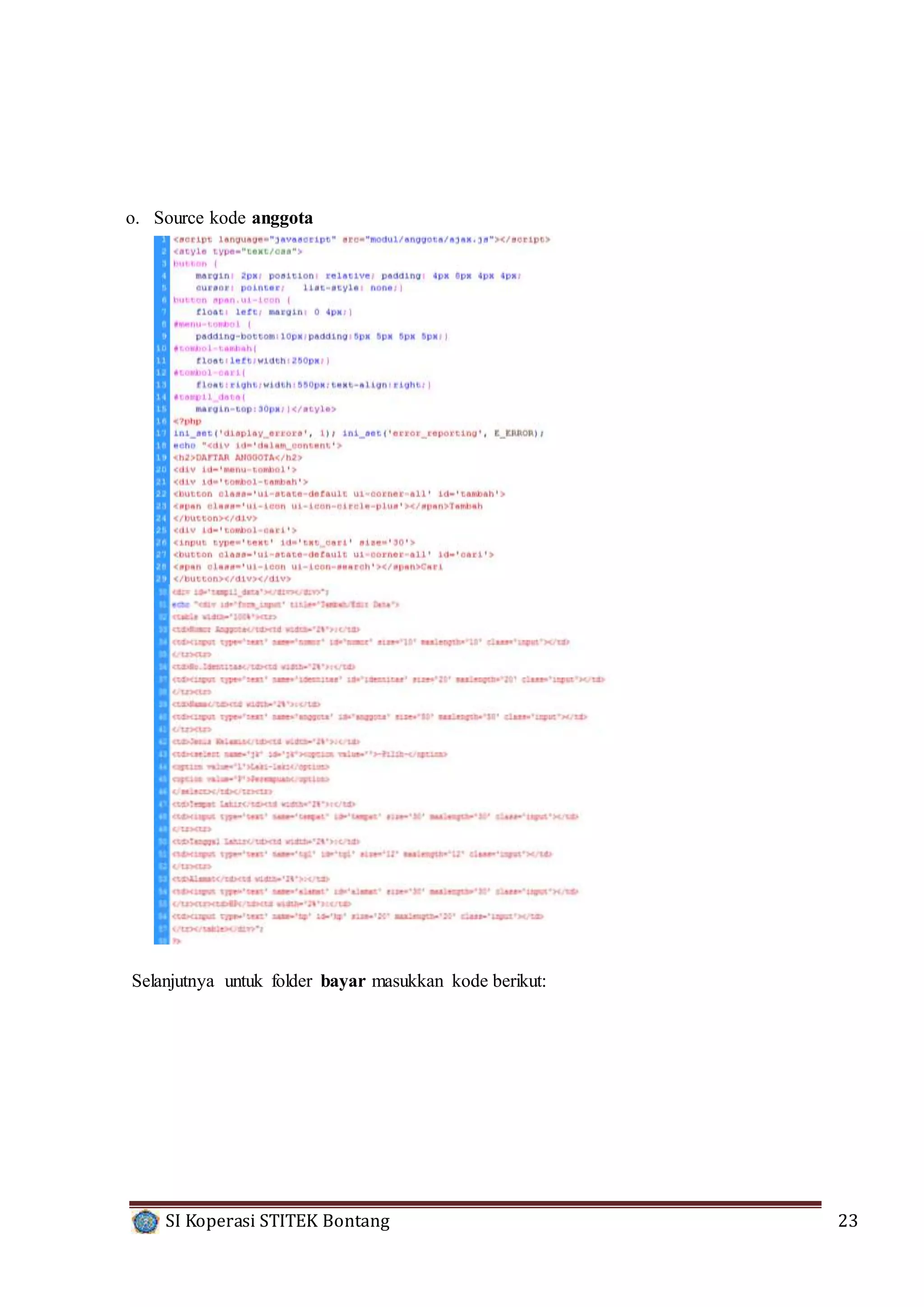 laporan praktikum rekayasa software php dan mysql | DOC