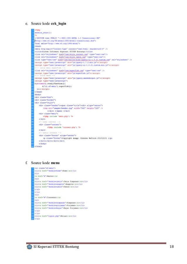 laporan praktikum rekayasa software php dan mysql | DOC