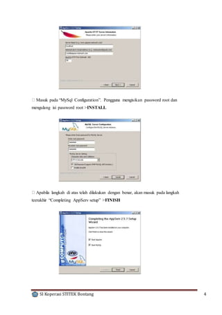 laporan praktikum rekayasa software php dan mysql | DOC