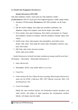 laporan praktikum rekayasa software php dan mysql | DOC