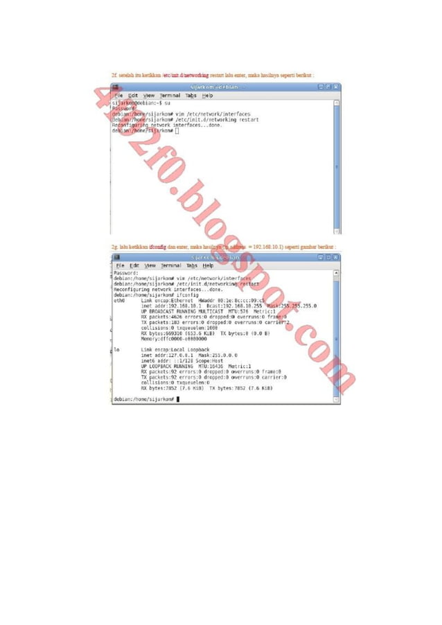 LAPORAN RESMI (LINUX NETWORKING) | PDF