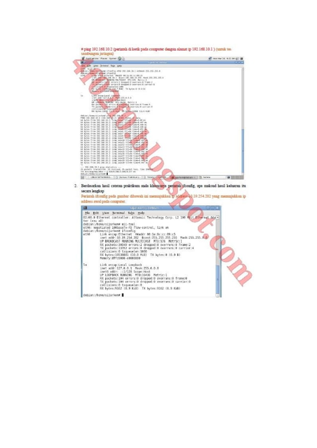 LAPORAN RESMI (LINUX NETWORKING) | PDF