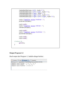 Laporan resmi bab 1 (tree bag.2) | PDF