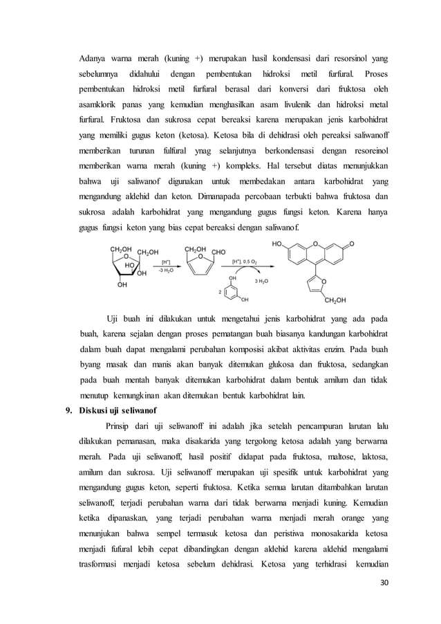 Laporan Uji Karbohidrat - Biokimia | DOCX