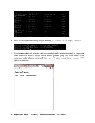 Laporan resmi ftp , sftp , ftps | PDF