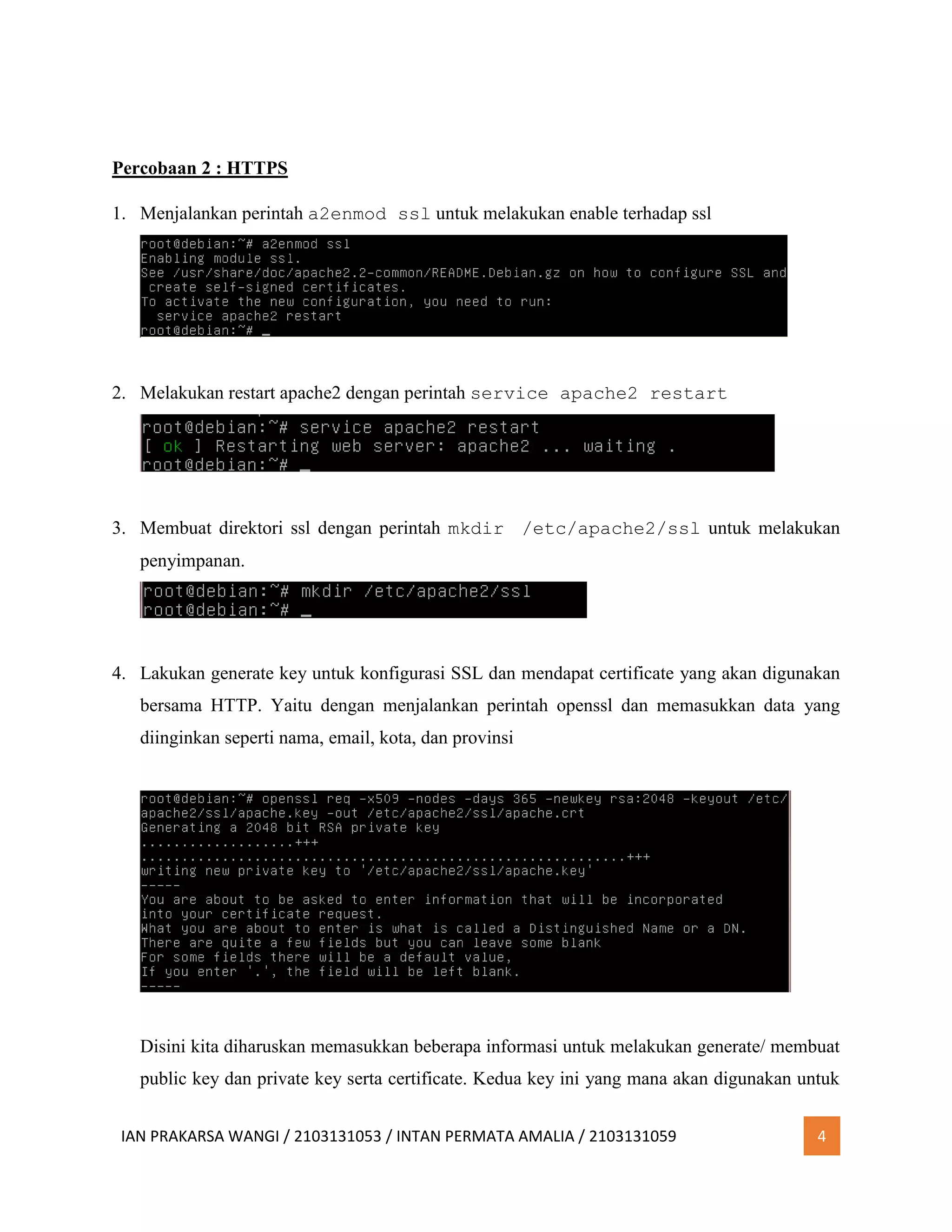 Laporan resmi HTTP dan HTTPS | PDF