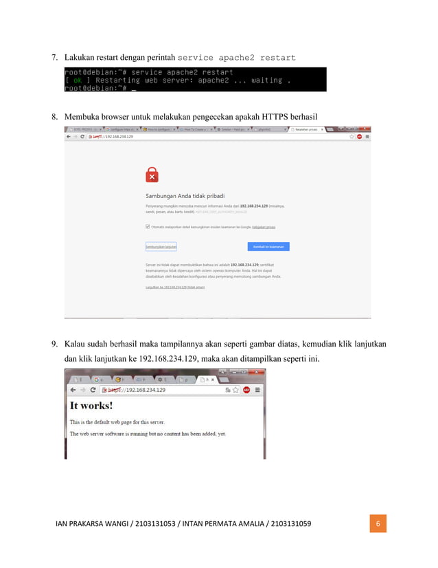 Laporan resmi HTTP dan HTTPS | PDF