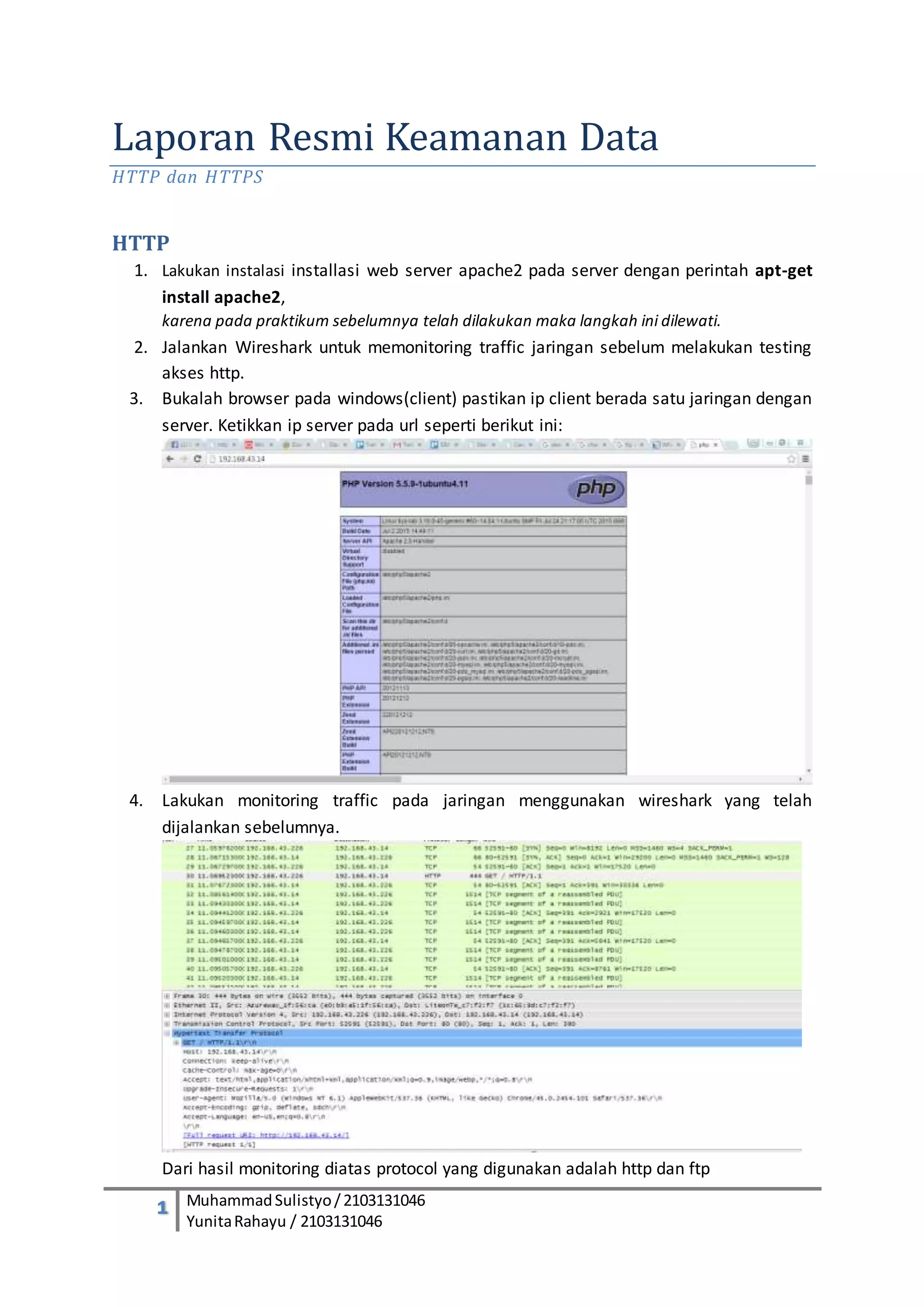 Laporan Resmi HTTP | DOCX