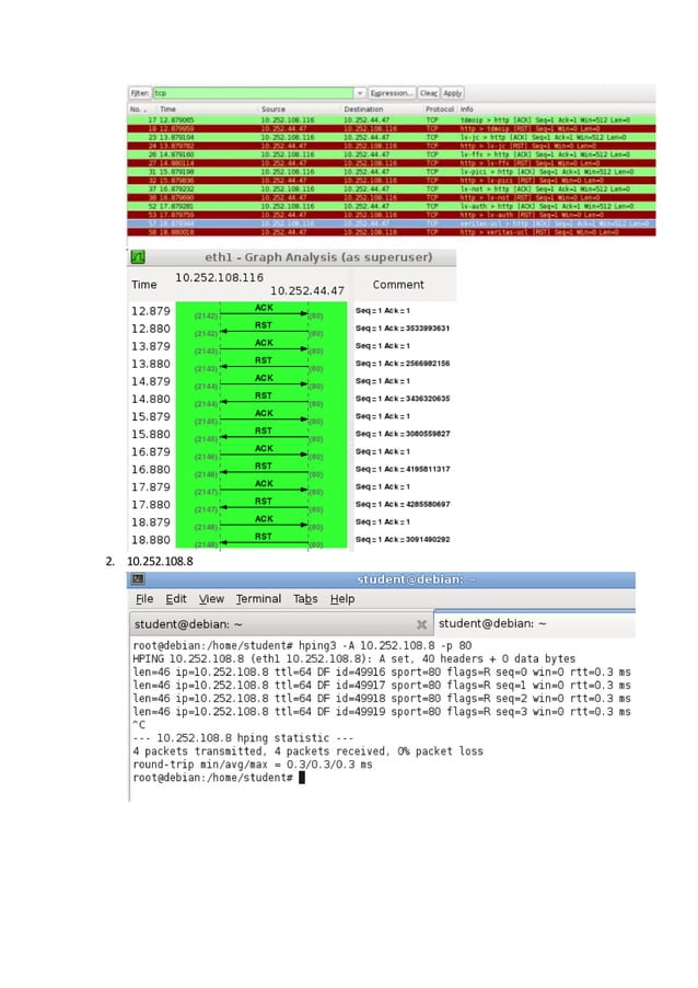 Laporan Resmi Nmap dan Hping | PDF